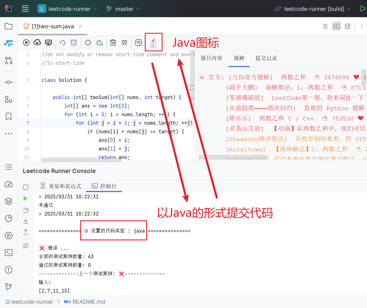 使用配置 | Leetcode-runner